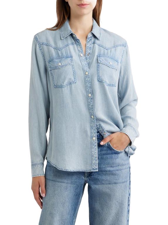 RAILS Rails Remi Chambray Pearl Snap Shirt